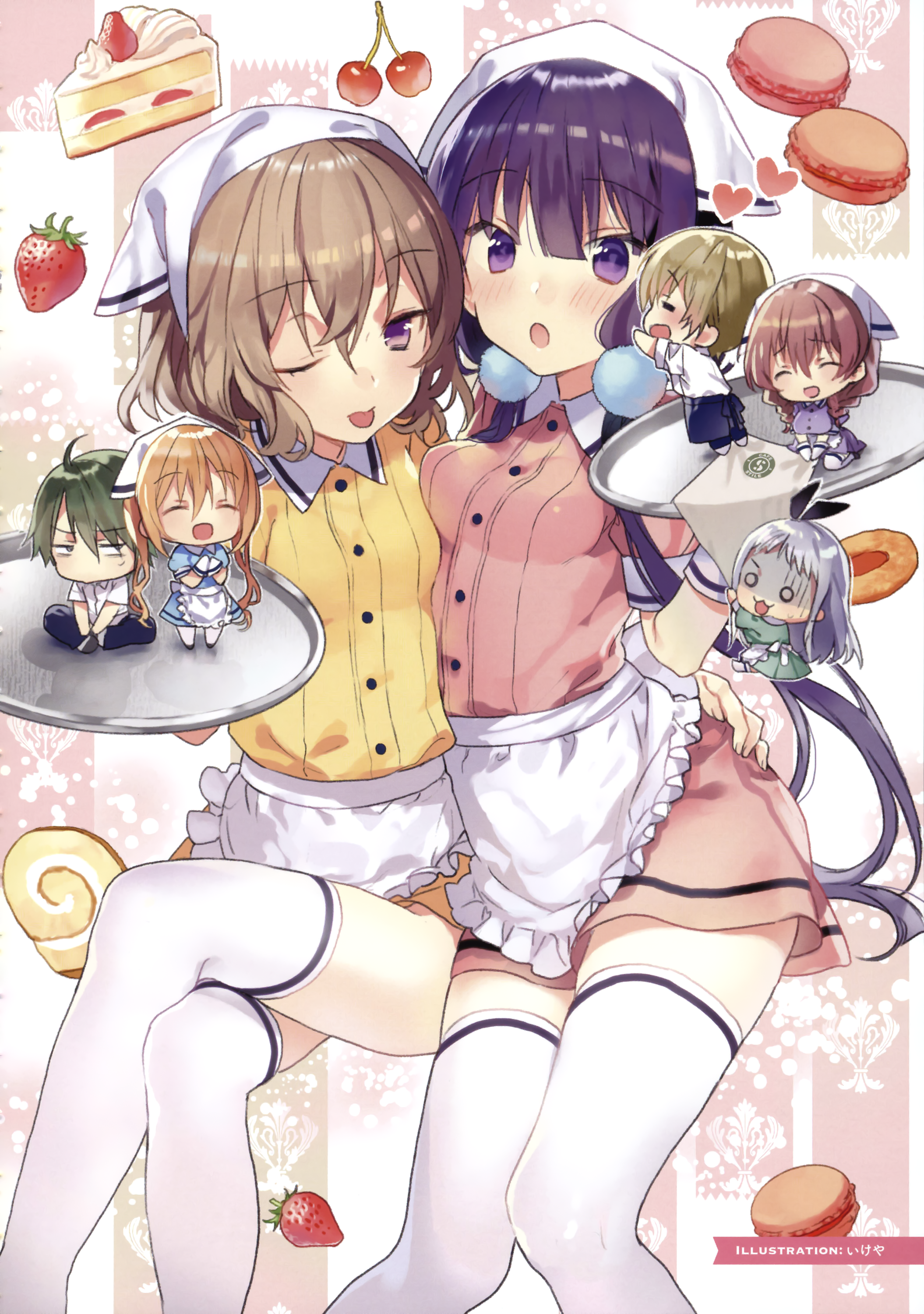 ikeya blend s akizuki kouyou amano miu dino (blend s) hinata kaho hoshikawa mafuyu kanzaki ...